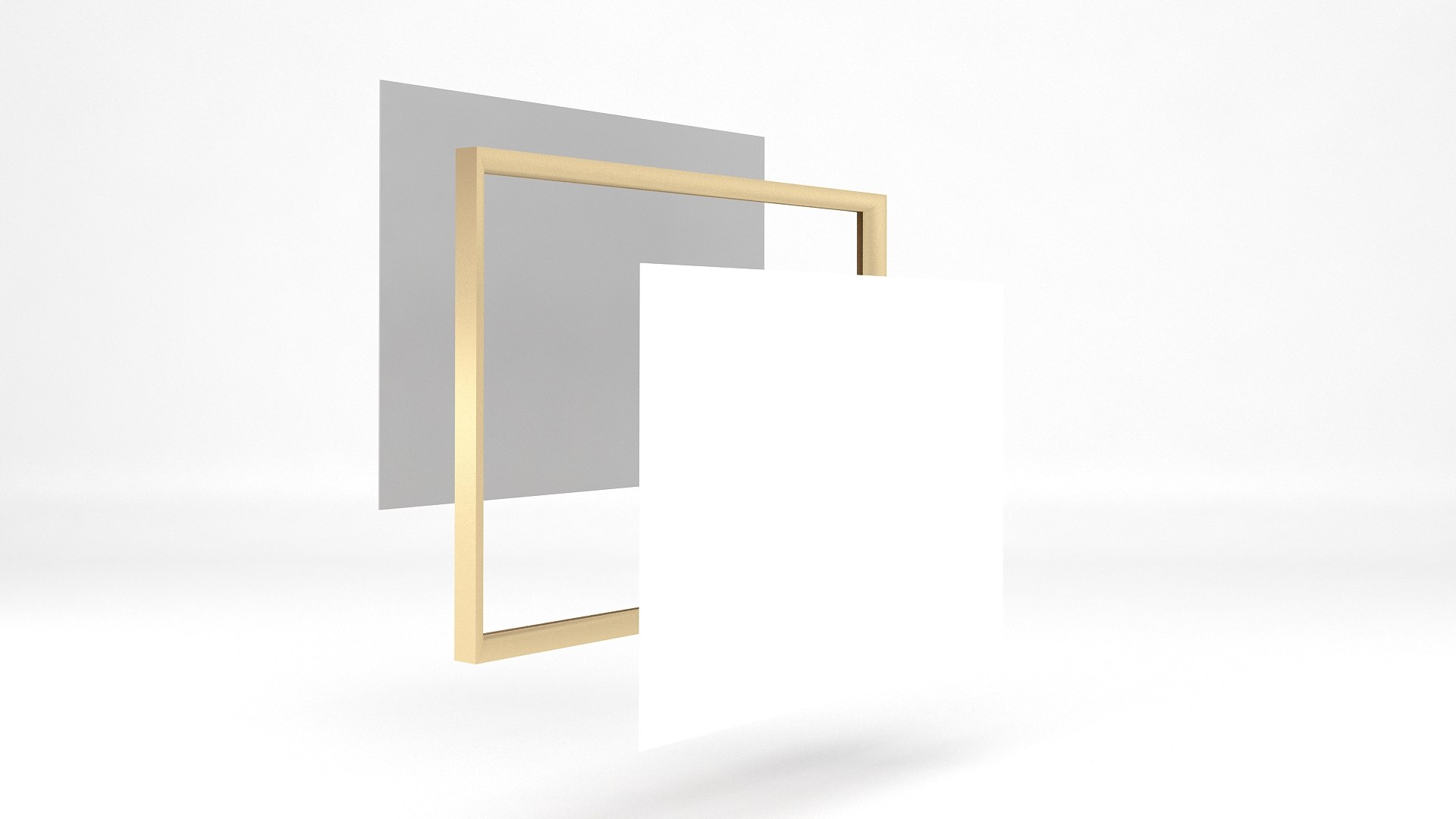 A4 Frame 3D Model - TurboSquid 1784509