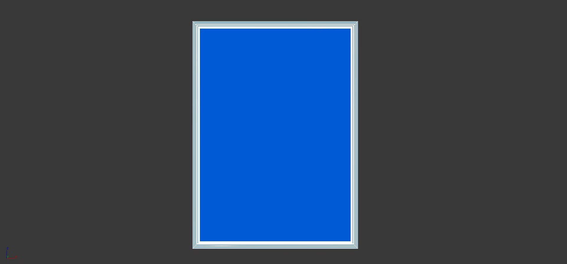 A4 Frame 3D Model - TurboSquid 1784509