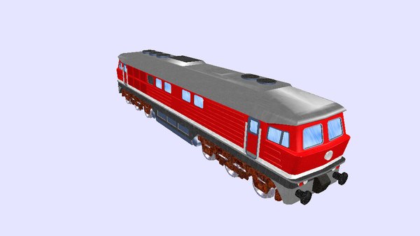 class 232 diesel locomotive 3D-Modell - TurboSquid 1707652