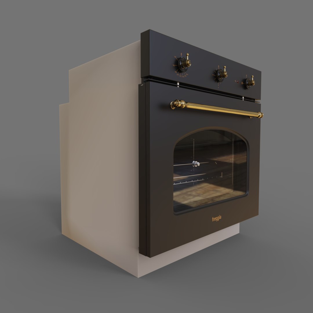 Oven Freggia OGRB65 3D Model - TurboSquid 2032881