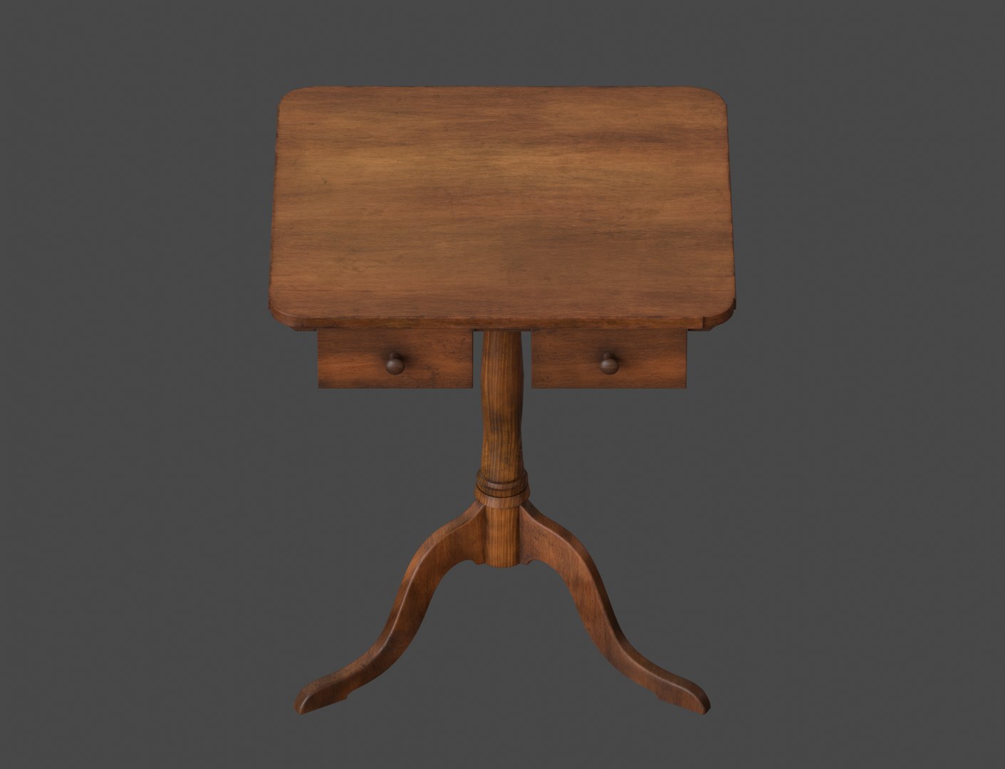 3D Model Low-Poly Shaker Sewing Stand - TurboSquid 2396943