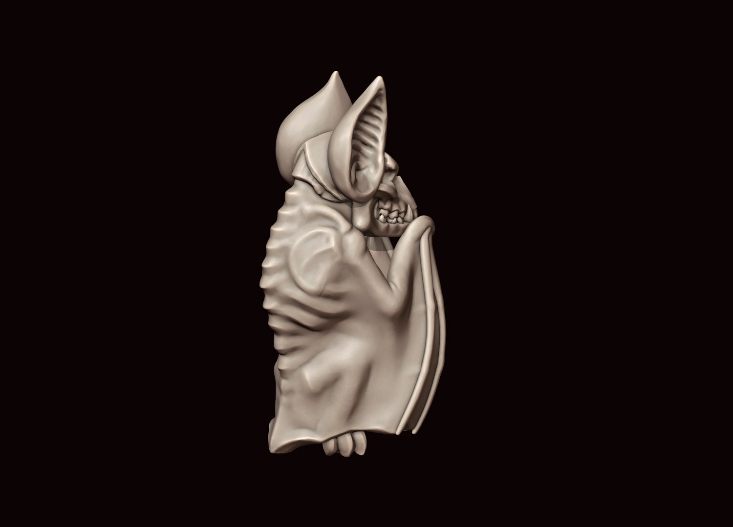 Gothic Bat Statue GARGOYLE Print 3D Model - TurboSquid 1872859