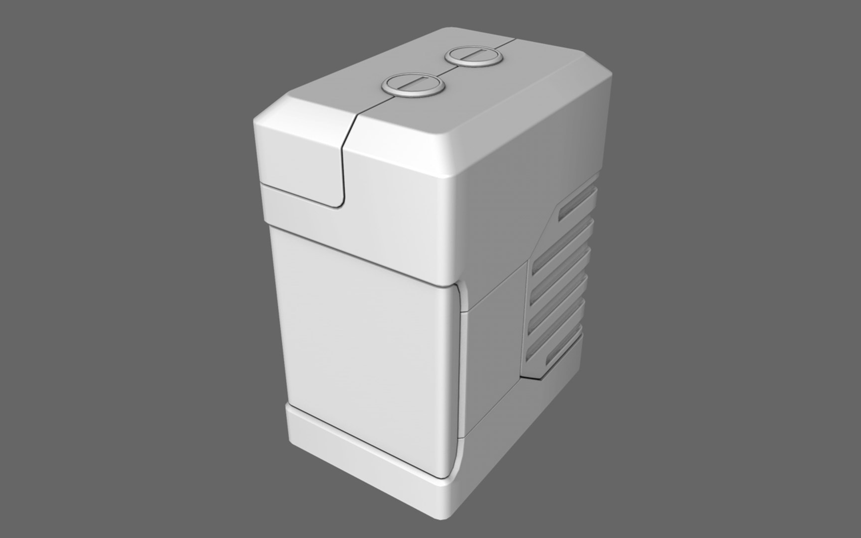 3d model sci-fi microfusion cell