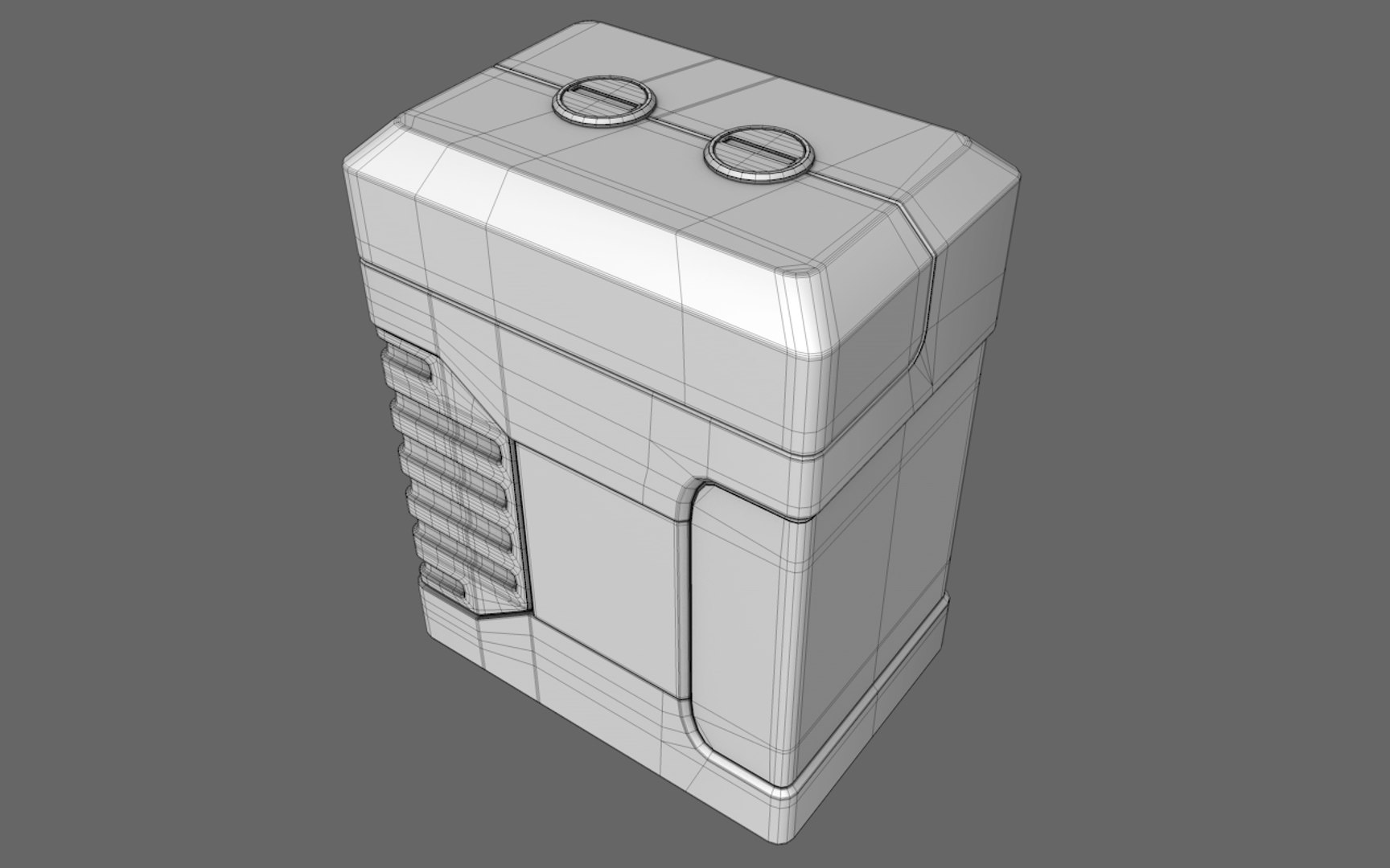 3d model sci-fi microfusion cell