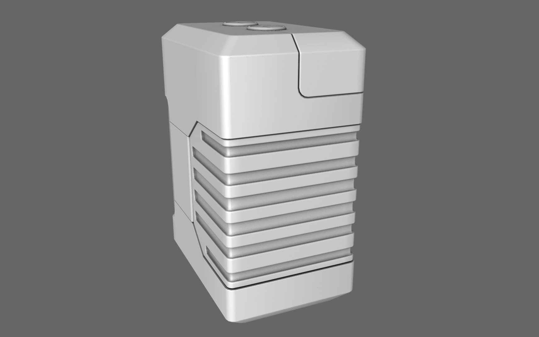 3d model sci-fi microfusion cell