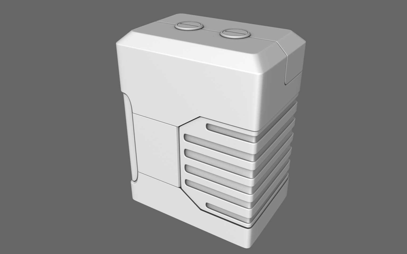 3d model sci-fi microfusion cell