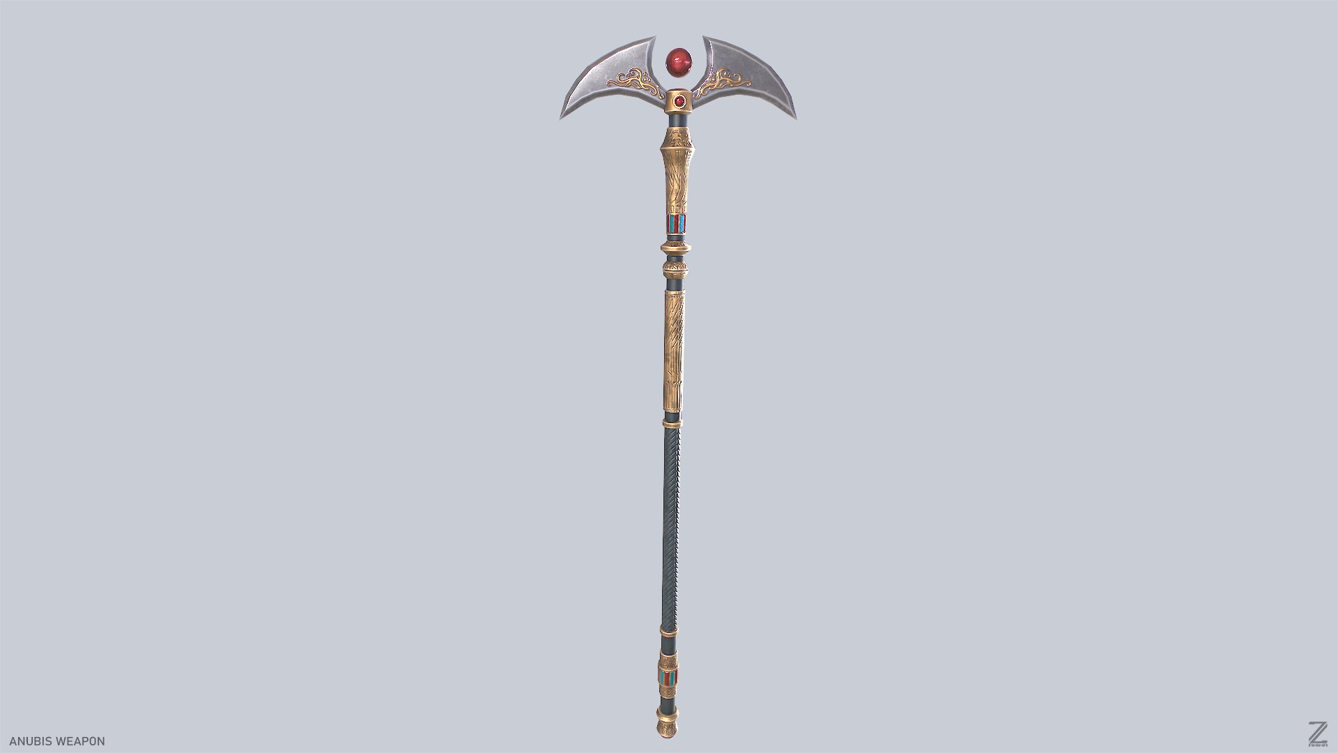 Anubis Weapon 3D - TurboSquid 2205356