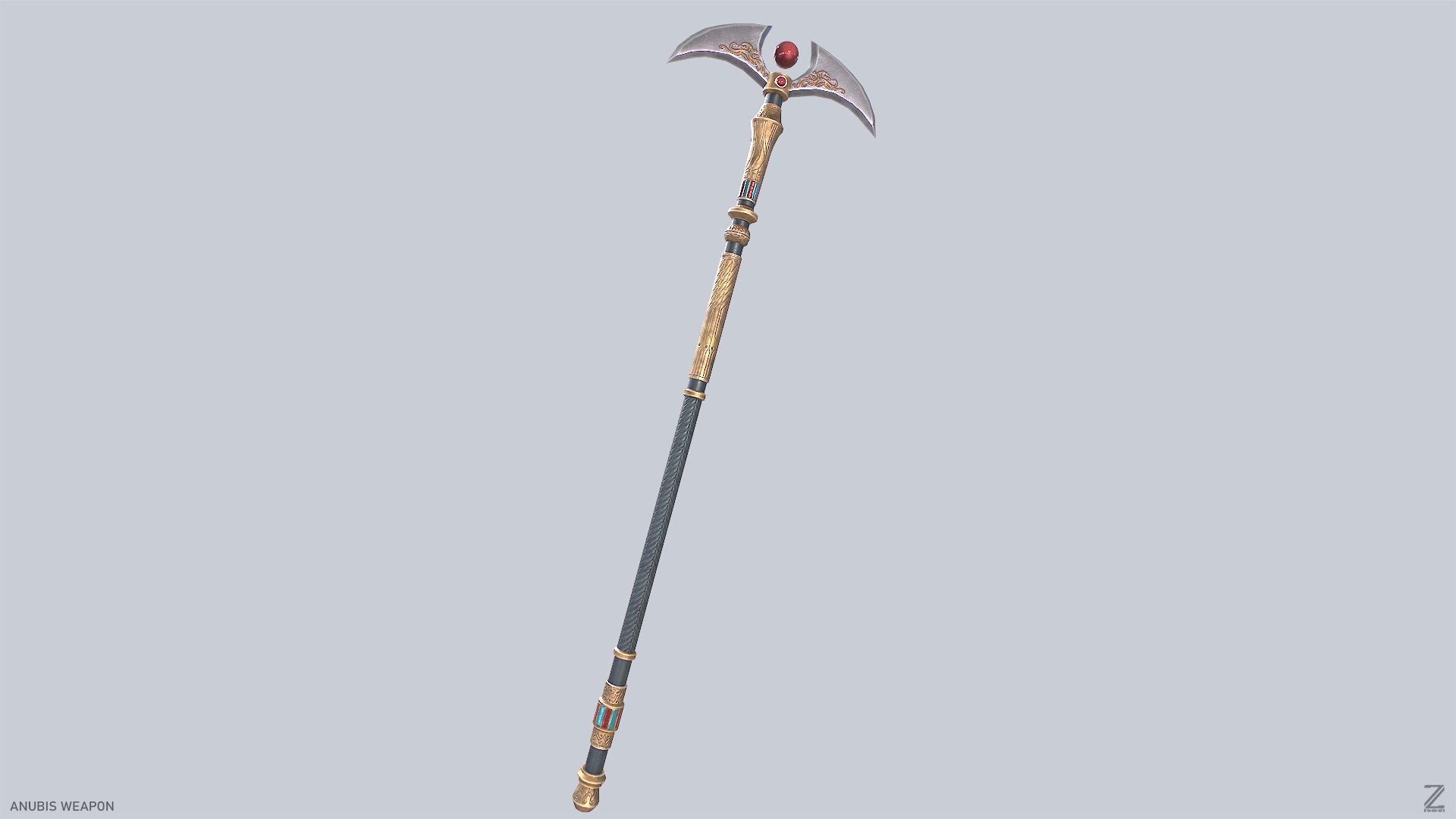 Anubis Weapon 3D - TurboSquid 2205356