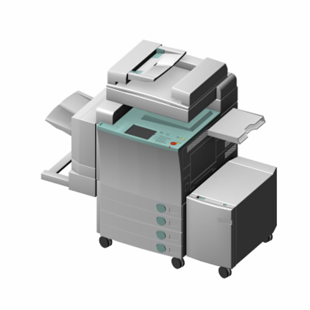 Office Copier 3d Model
