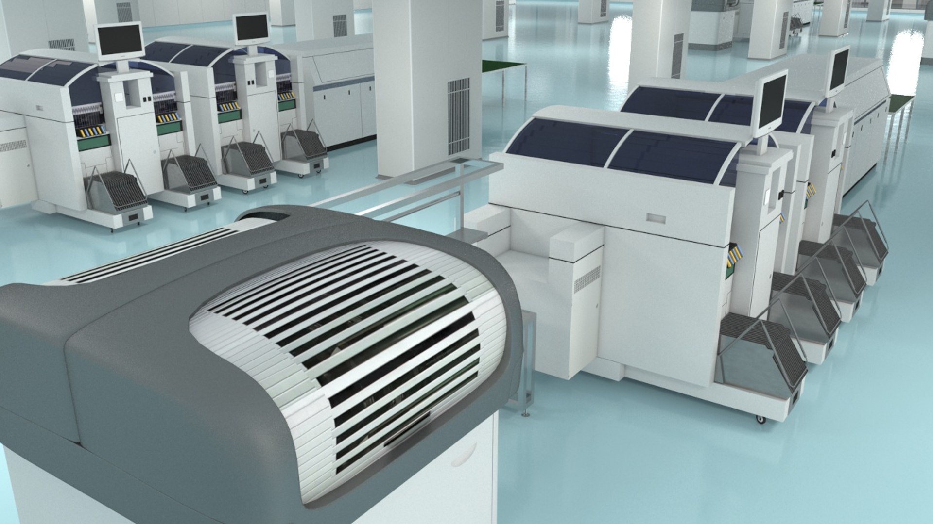 Factory Interior 3D Model - TurboSquid 2123418