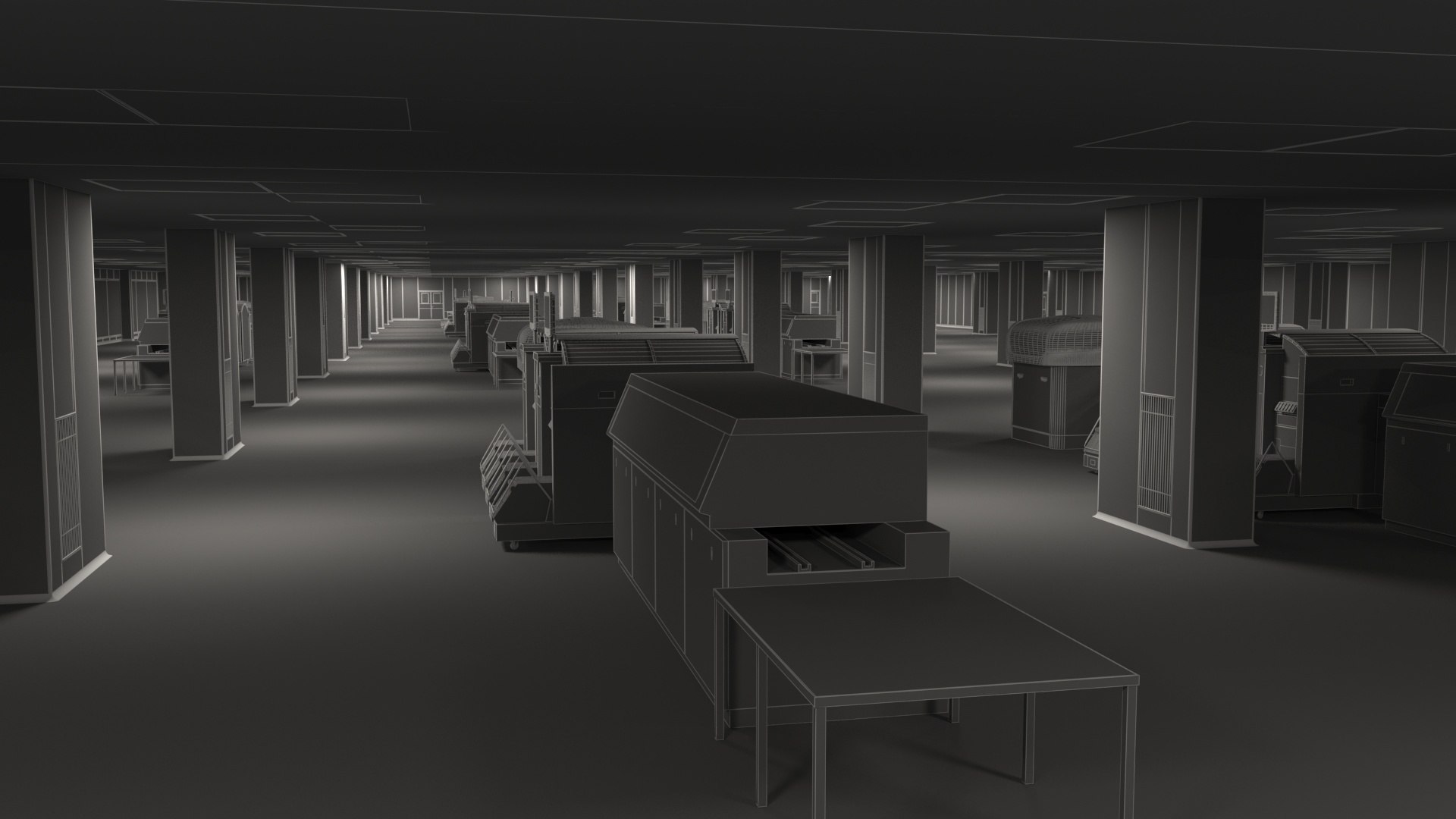 Factory Interior 3D Model - TurboSquid 2123418