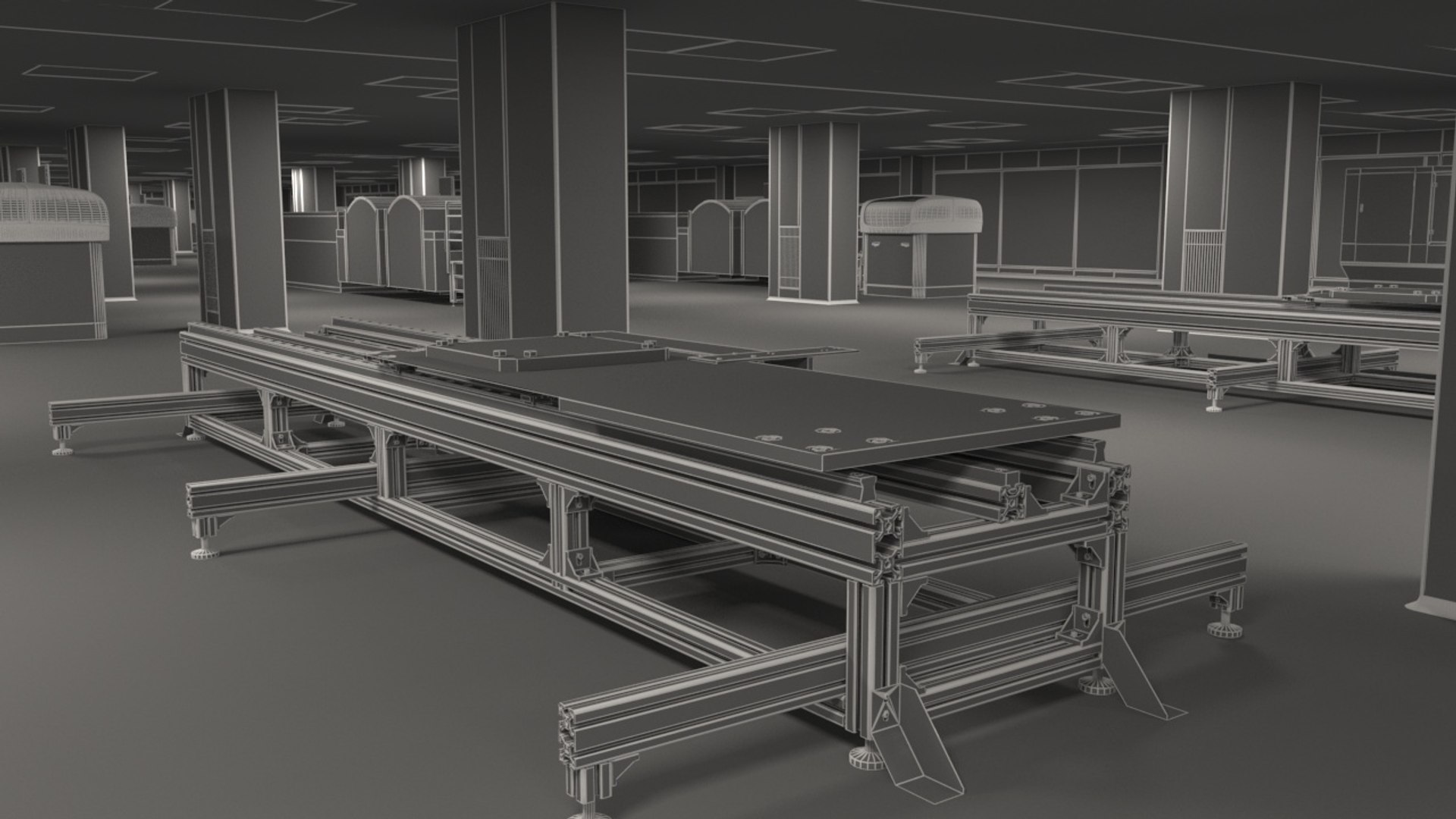 Factory Interior 3D Model - TurboSquid 2123418