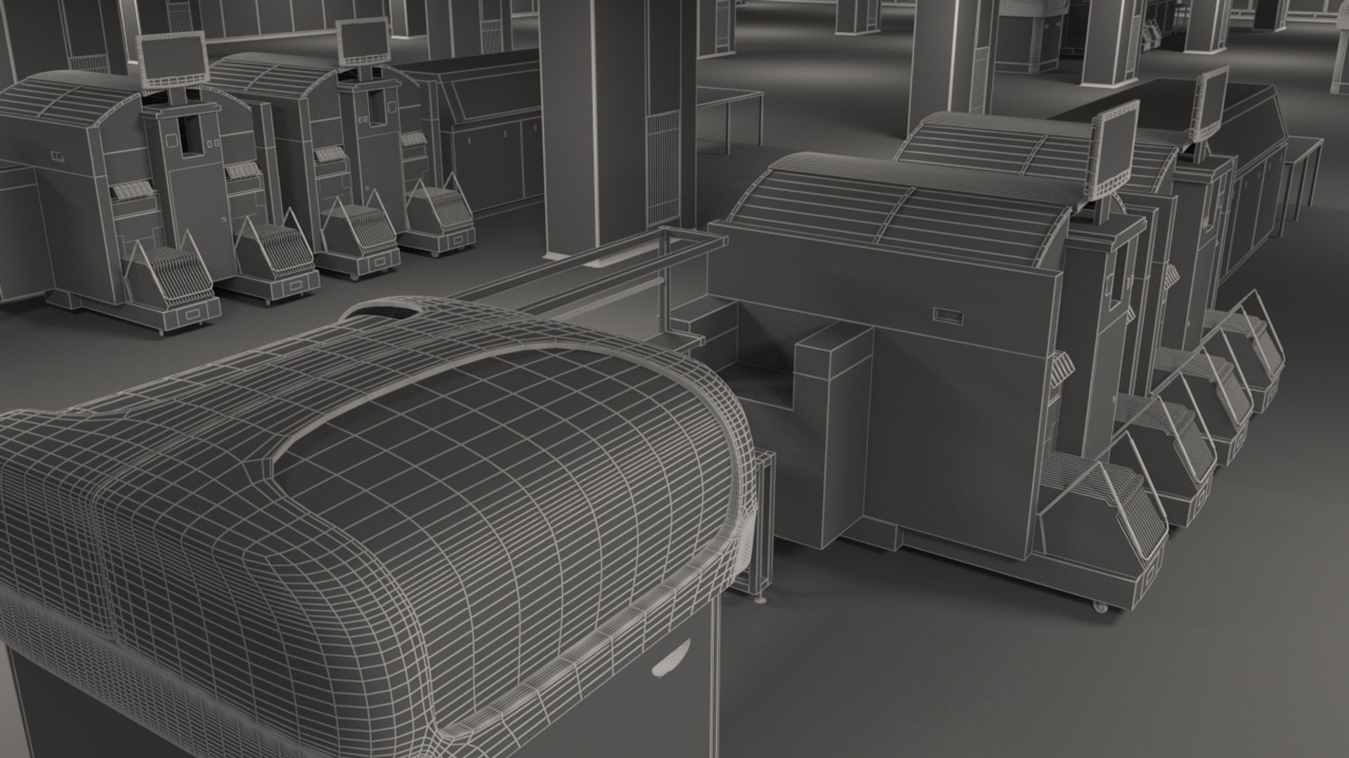 Factory Interior 3D Model - TurboSquid 2123418