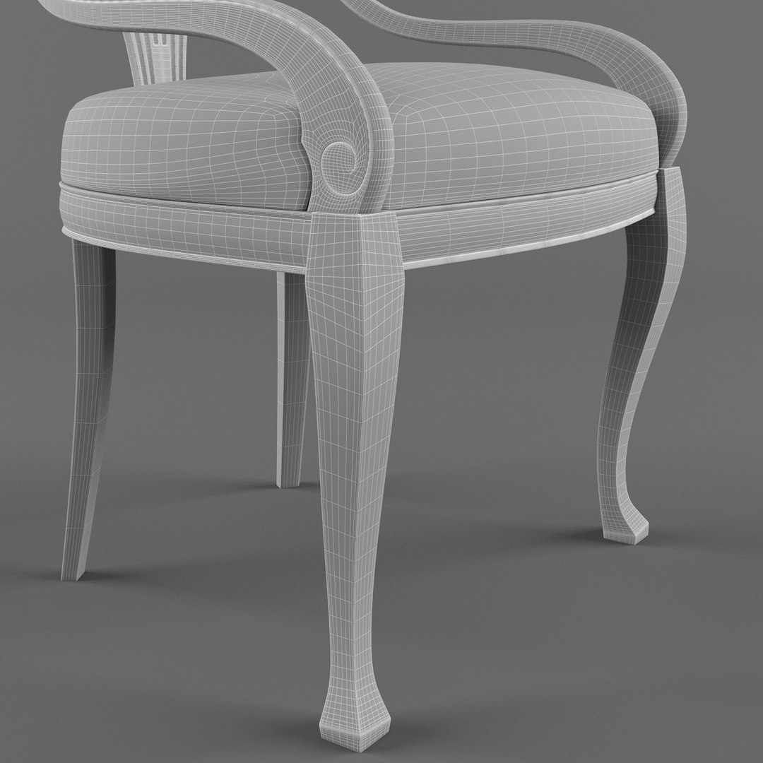 Chair Elegant 3d Model