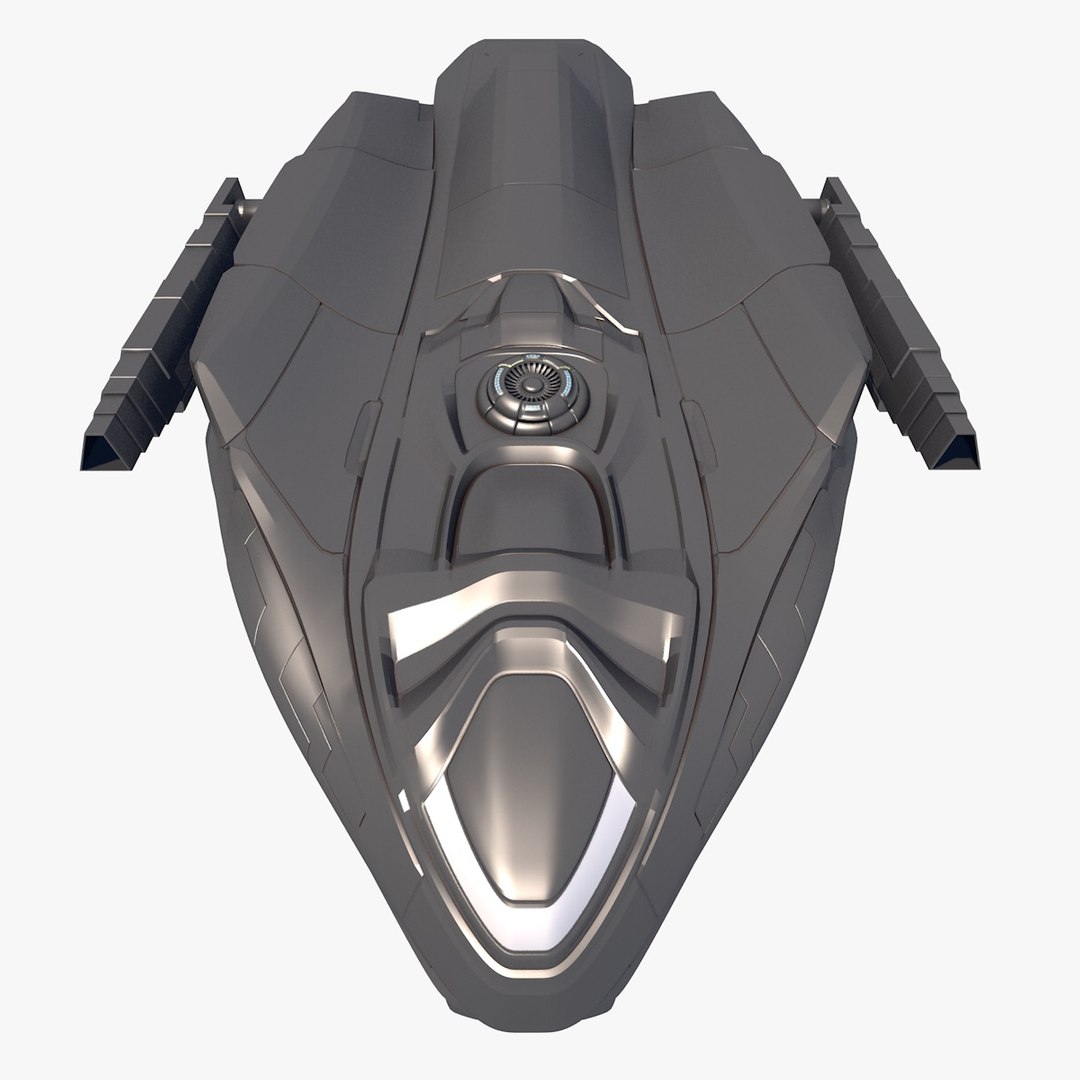 Gunship Ship 3d C4d