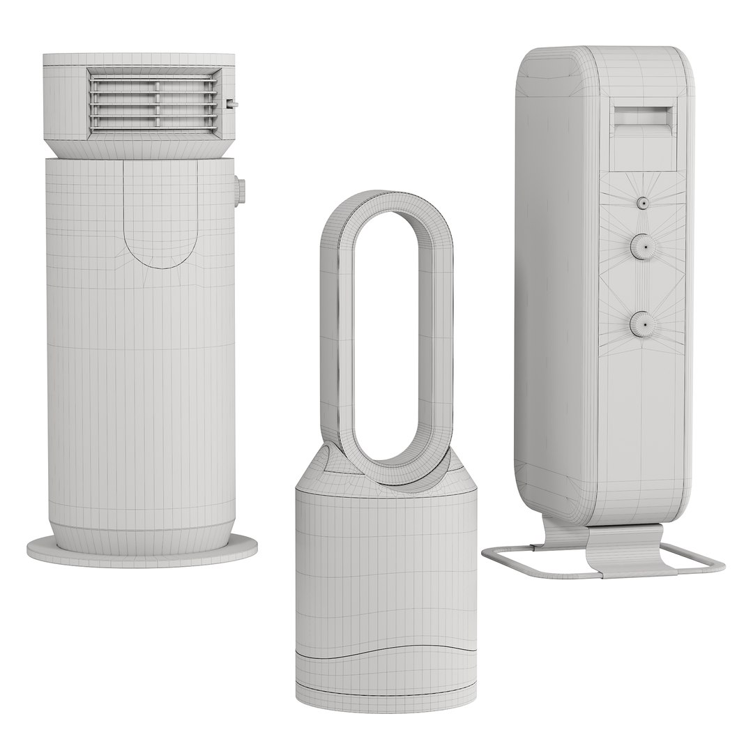 3D Model Heaters Set 2 - TurboSquid 2326257