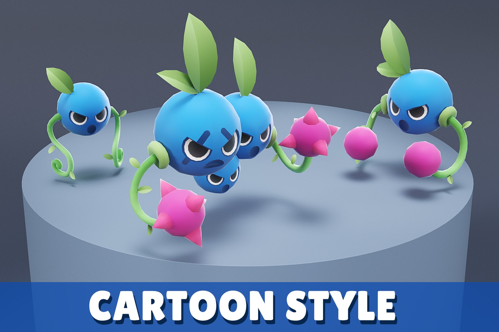 CARTOON MONSTERS - EVOLUTION PACK 3D Model - TurboSquid 2202085
