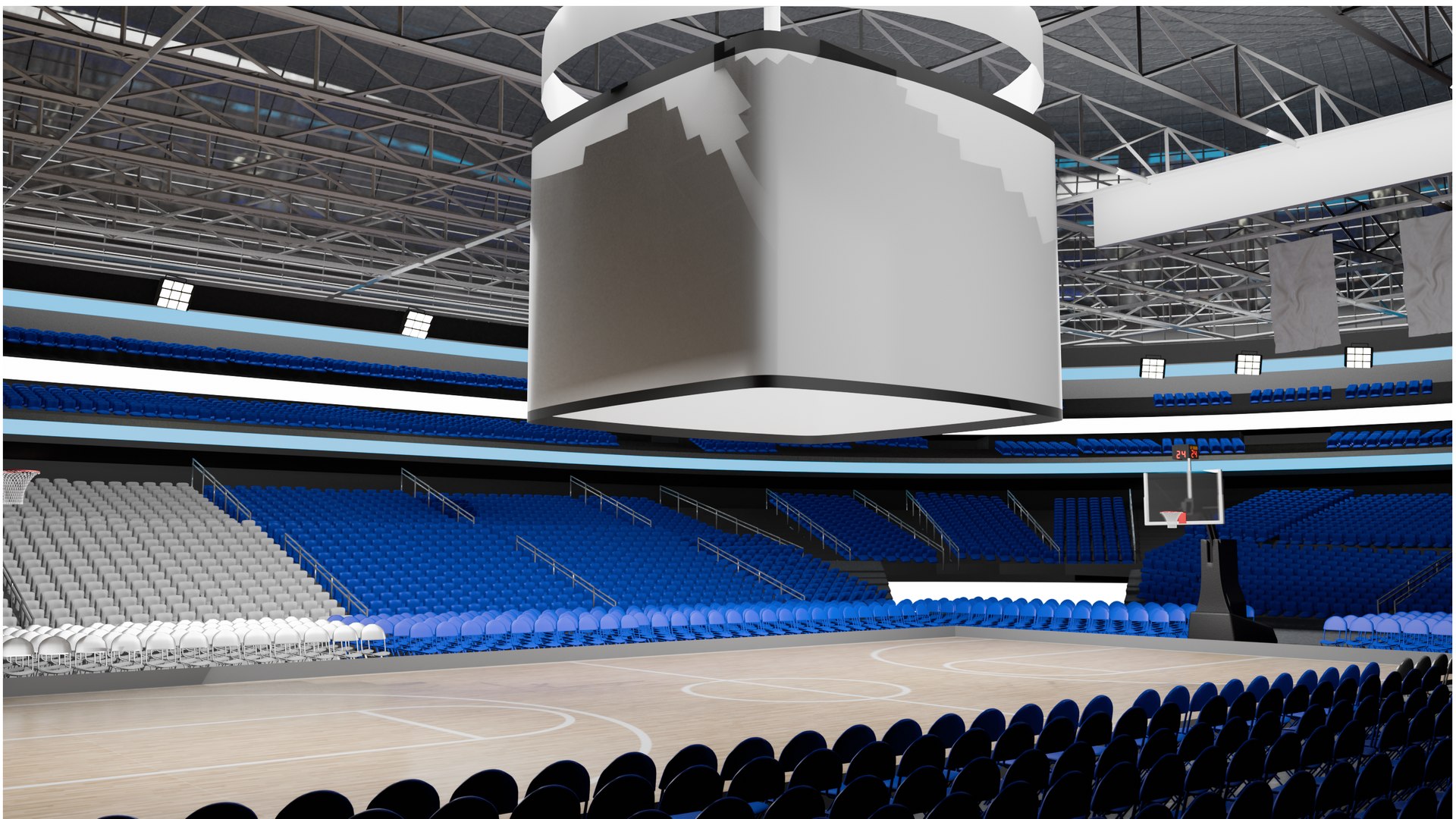 Basketball Arena 3D - TurboSquid 2387578