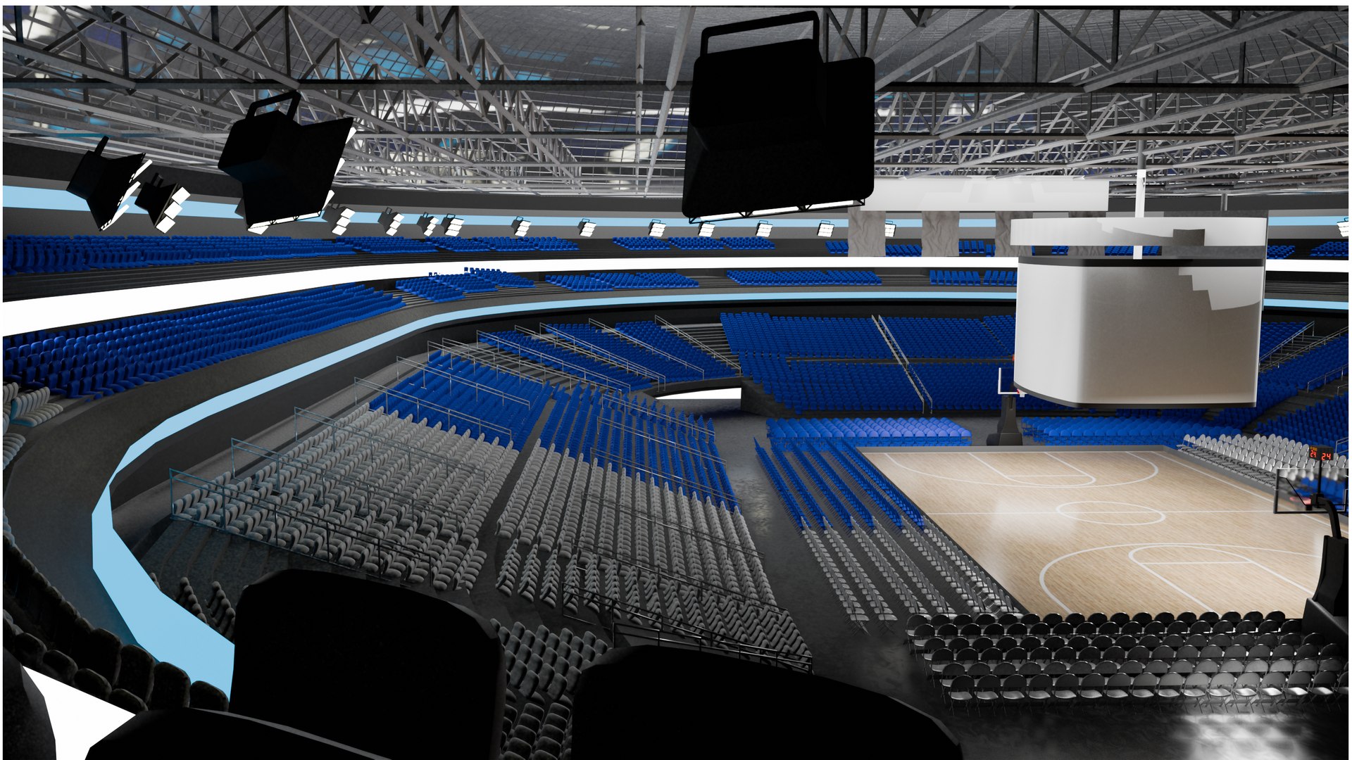 Basketball Arena 3D - TurboSquid 2387578