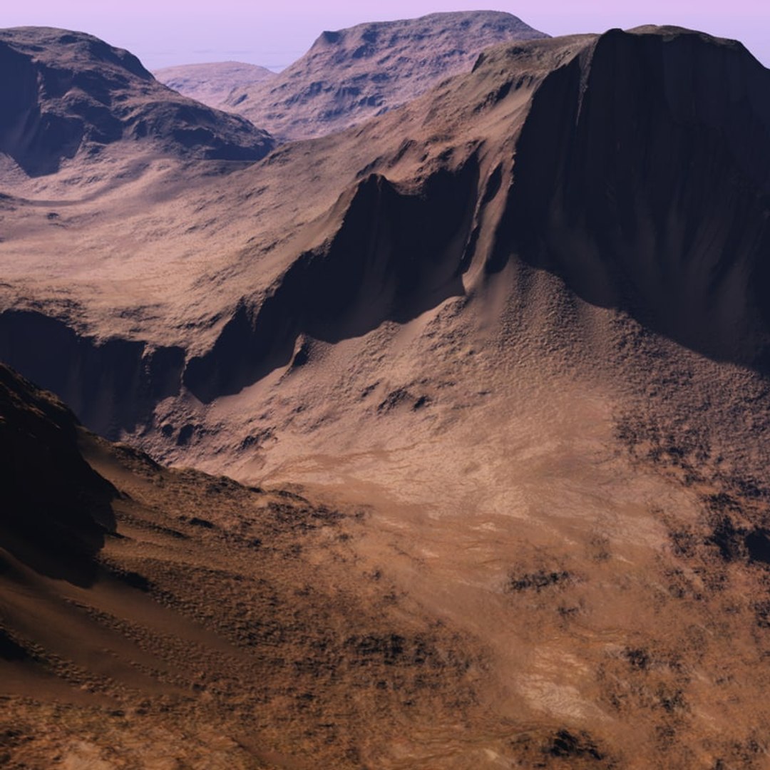3d Realistic Terrain Model