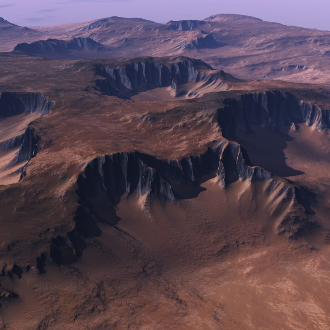 3d Realistic Terrain Model