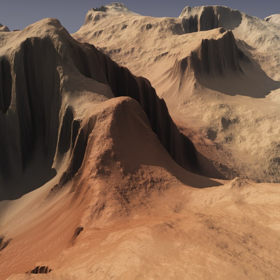 3d Realistic Terrain Model