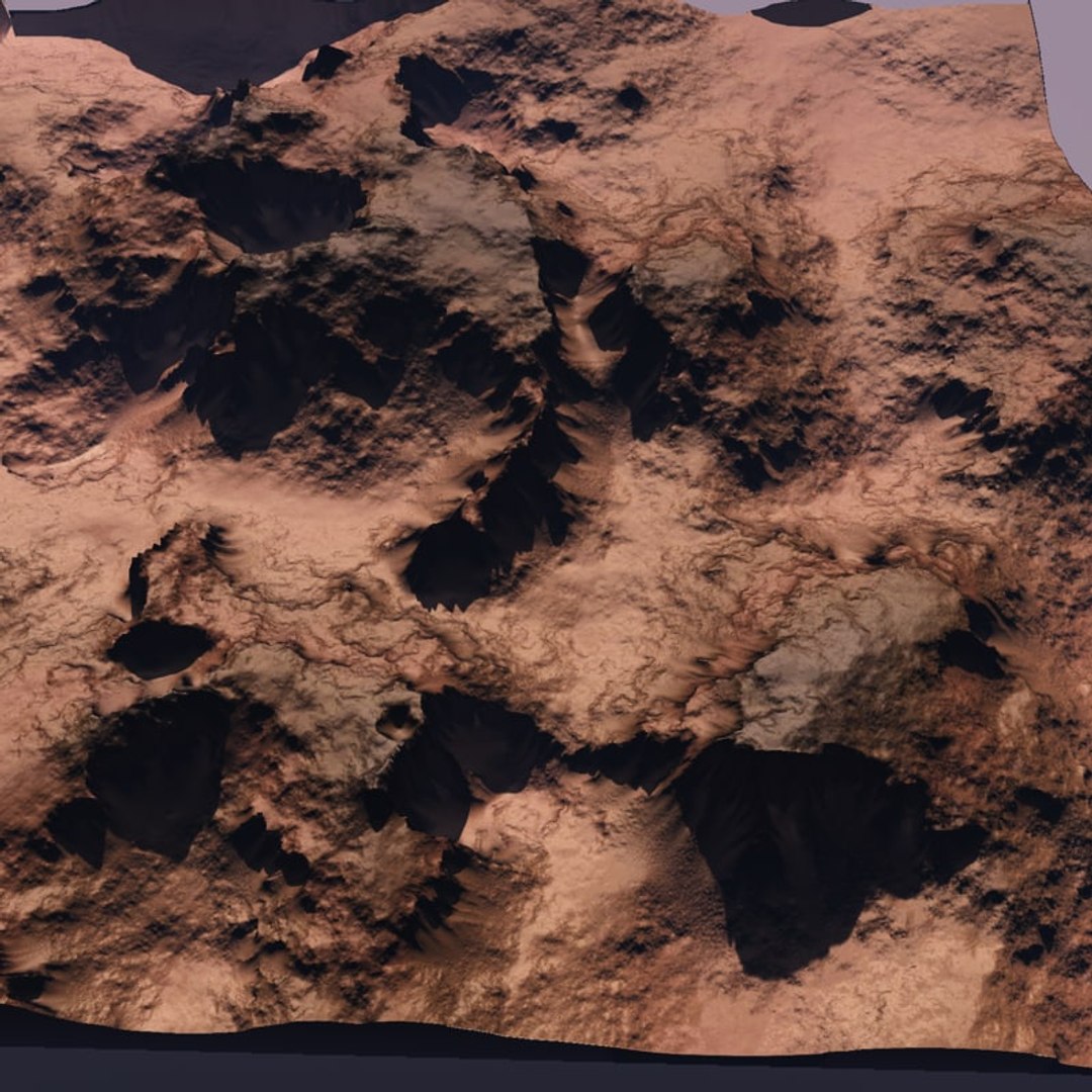 3d Realistic Terrain Model