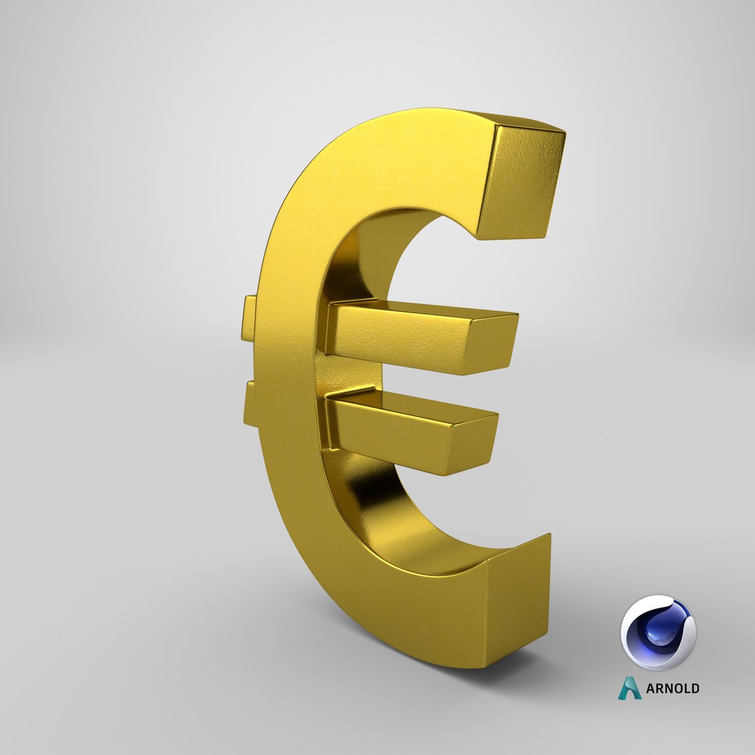 Symbol Euro 3D Model - TurboSquid 1638251