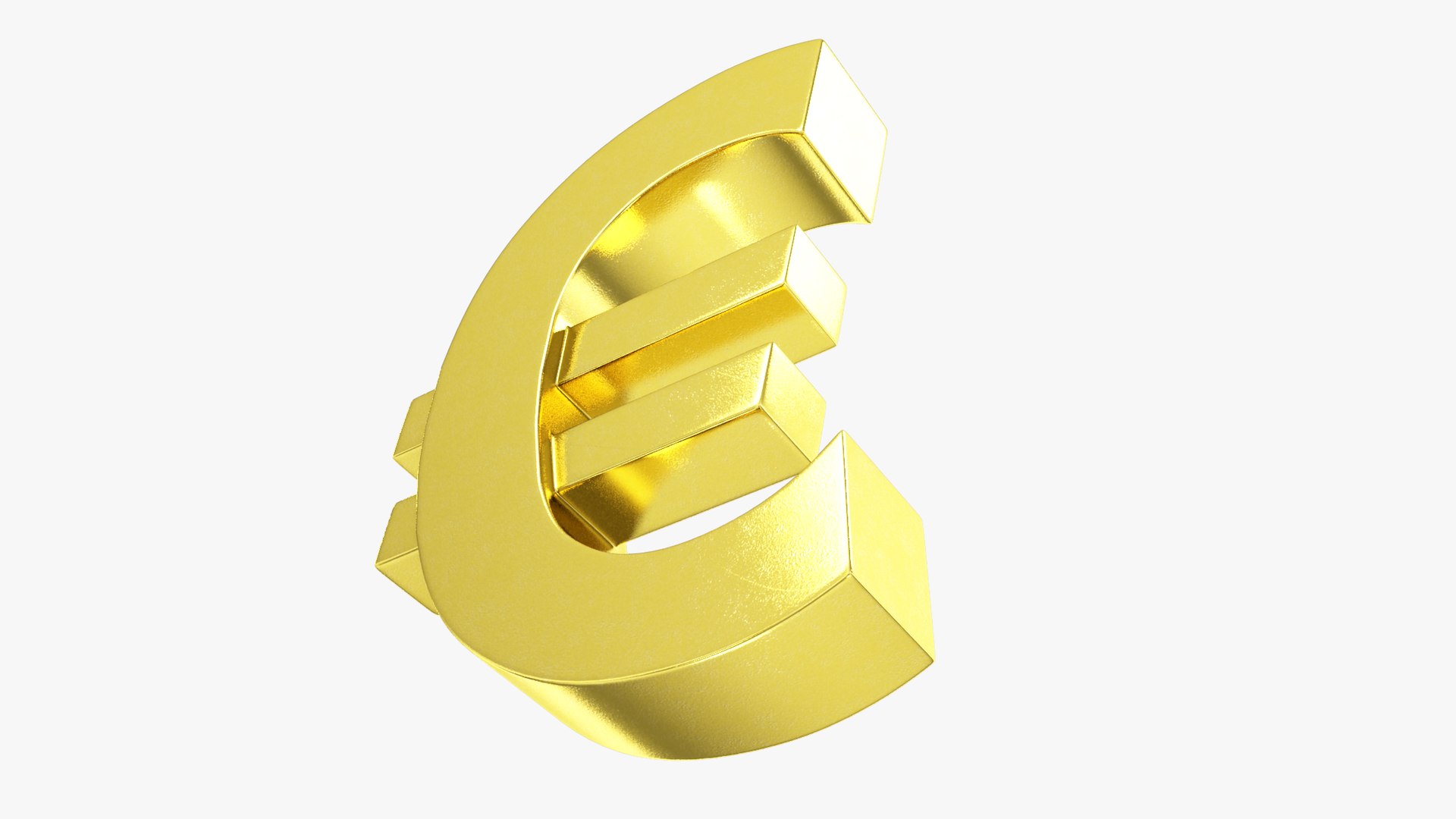 Symbol Euro 3D Model - TurboSquid 1638251