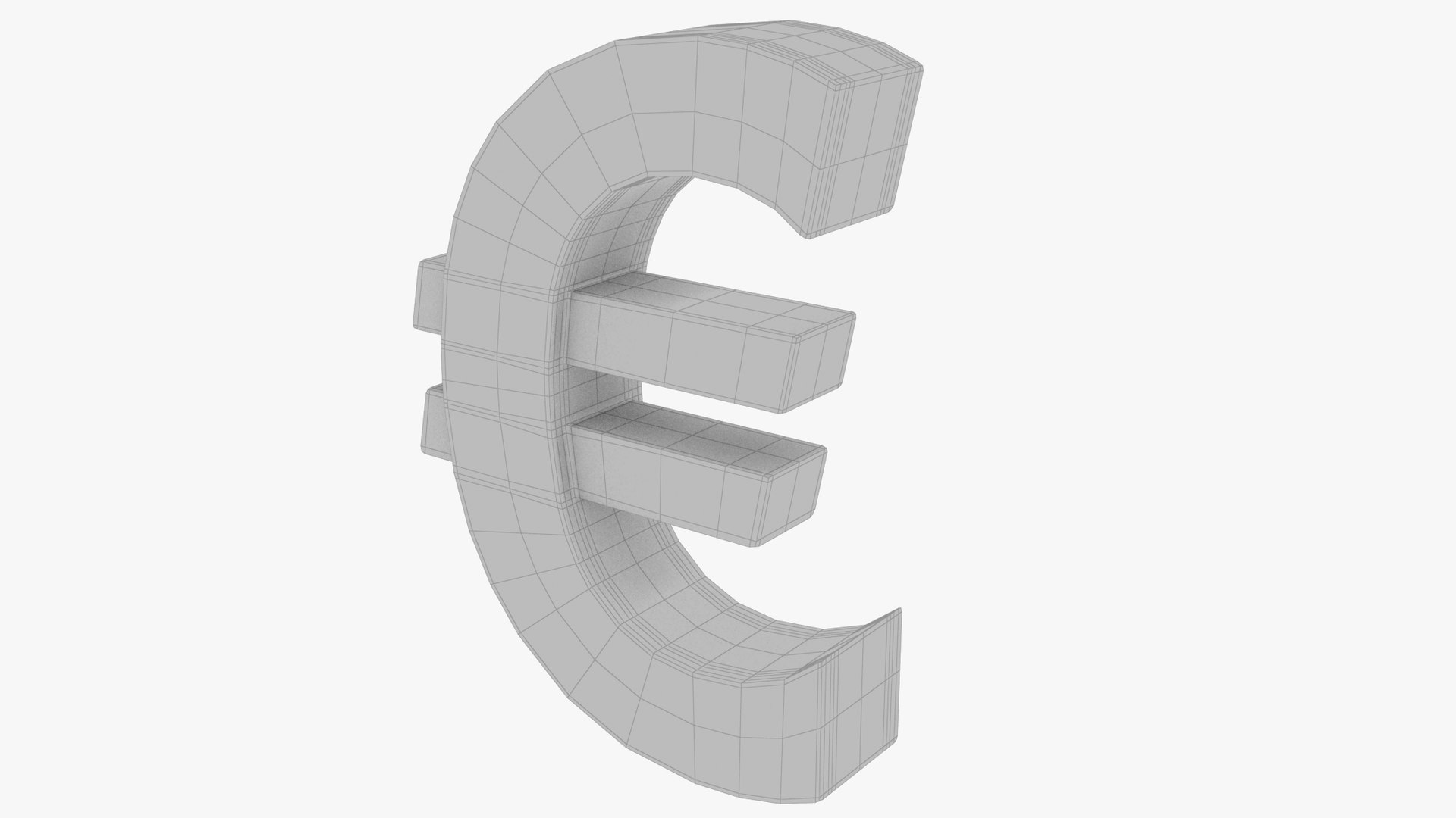 Symbol Euro 3D Model - TurboSquid 1638251