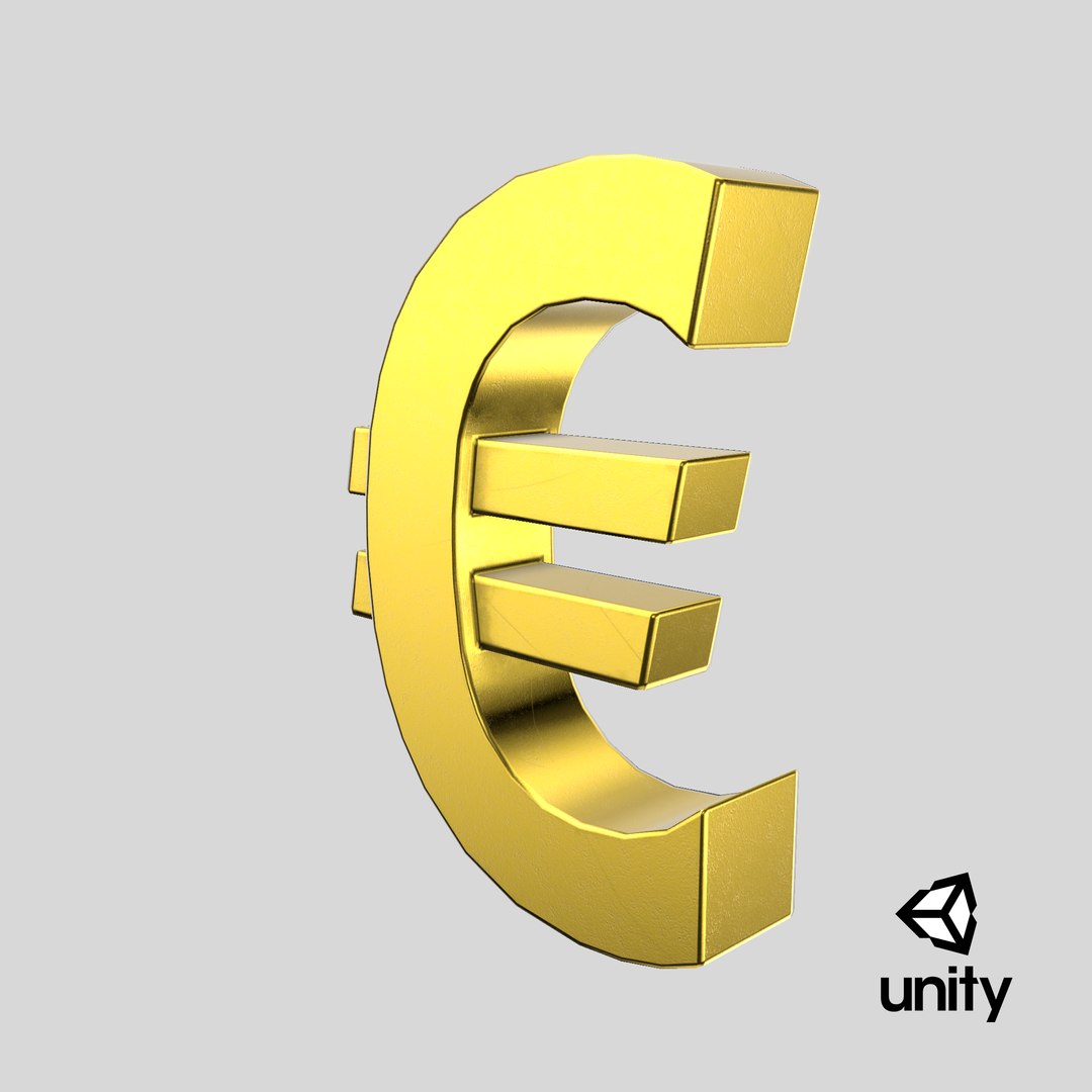 Symbol Euro 3D Model - TurboSquid 1638251