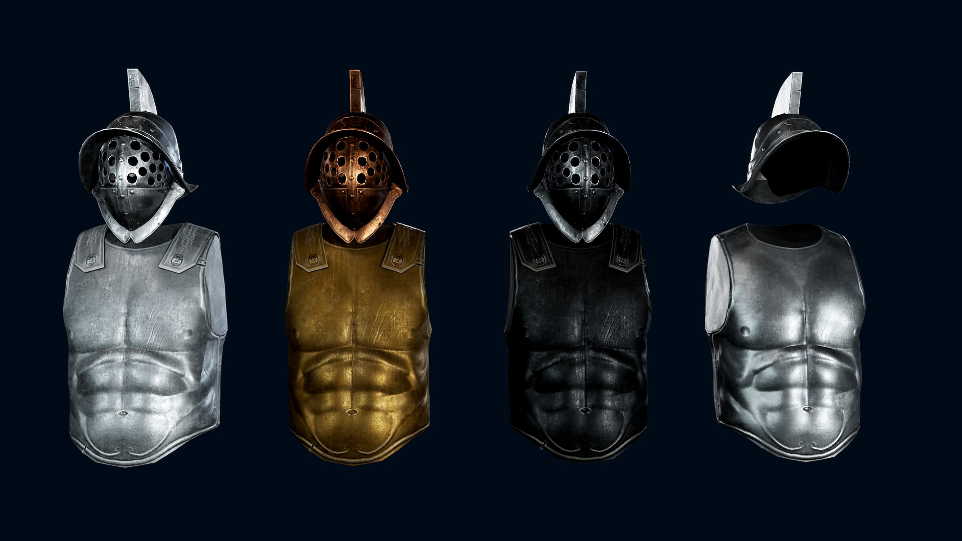 3D Gladiator Armor - TurboSquid 1997695