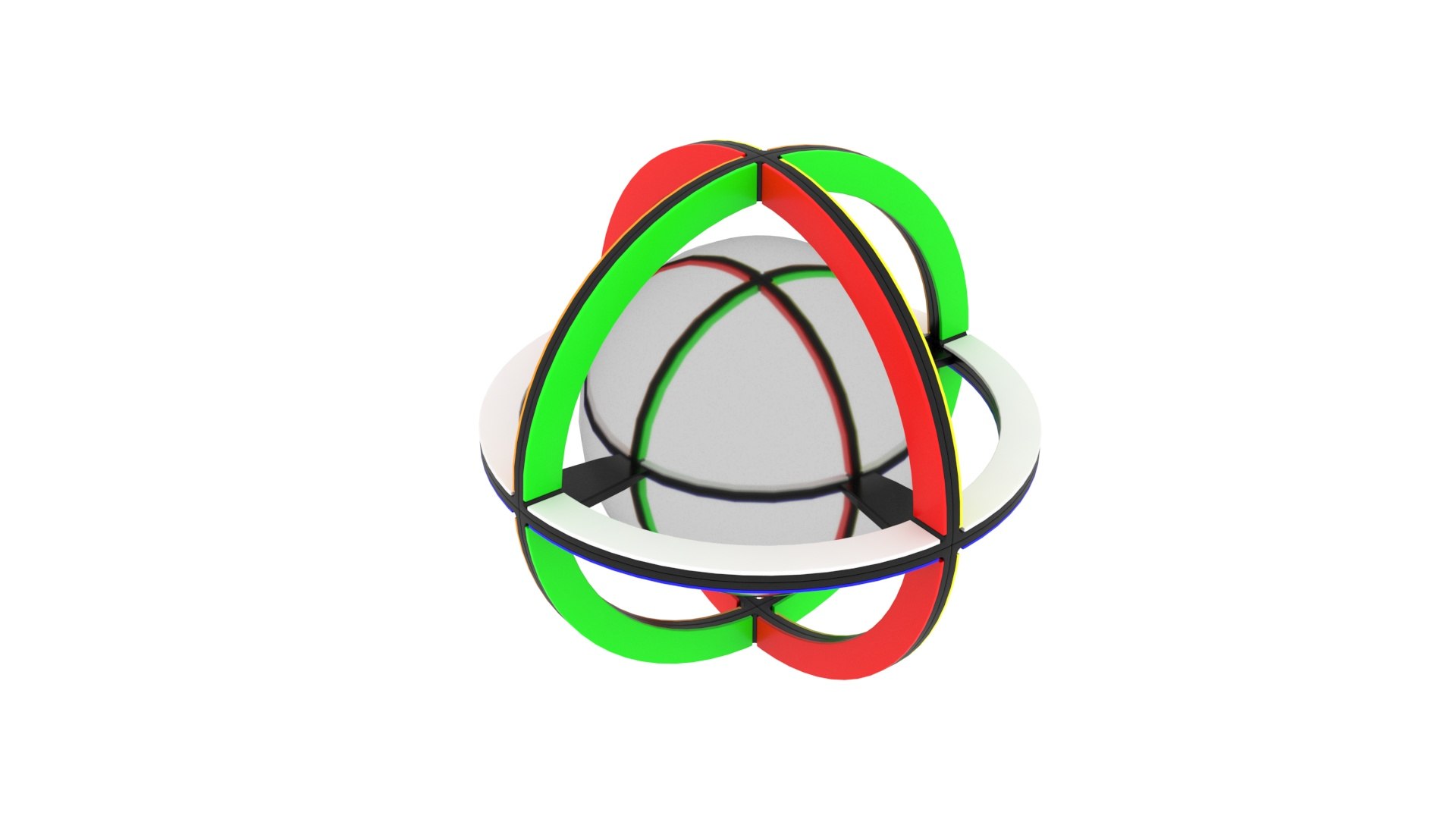 3D Orbit Cube Model - TurboSquid 1805427