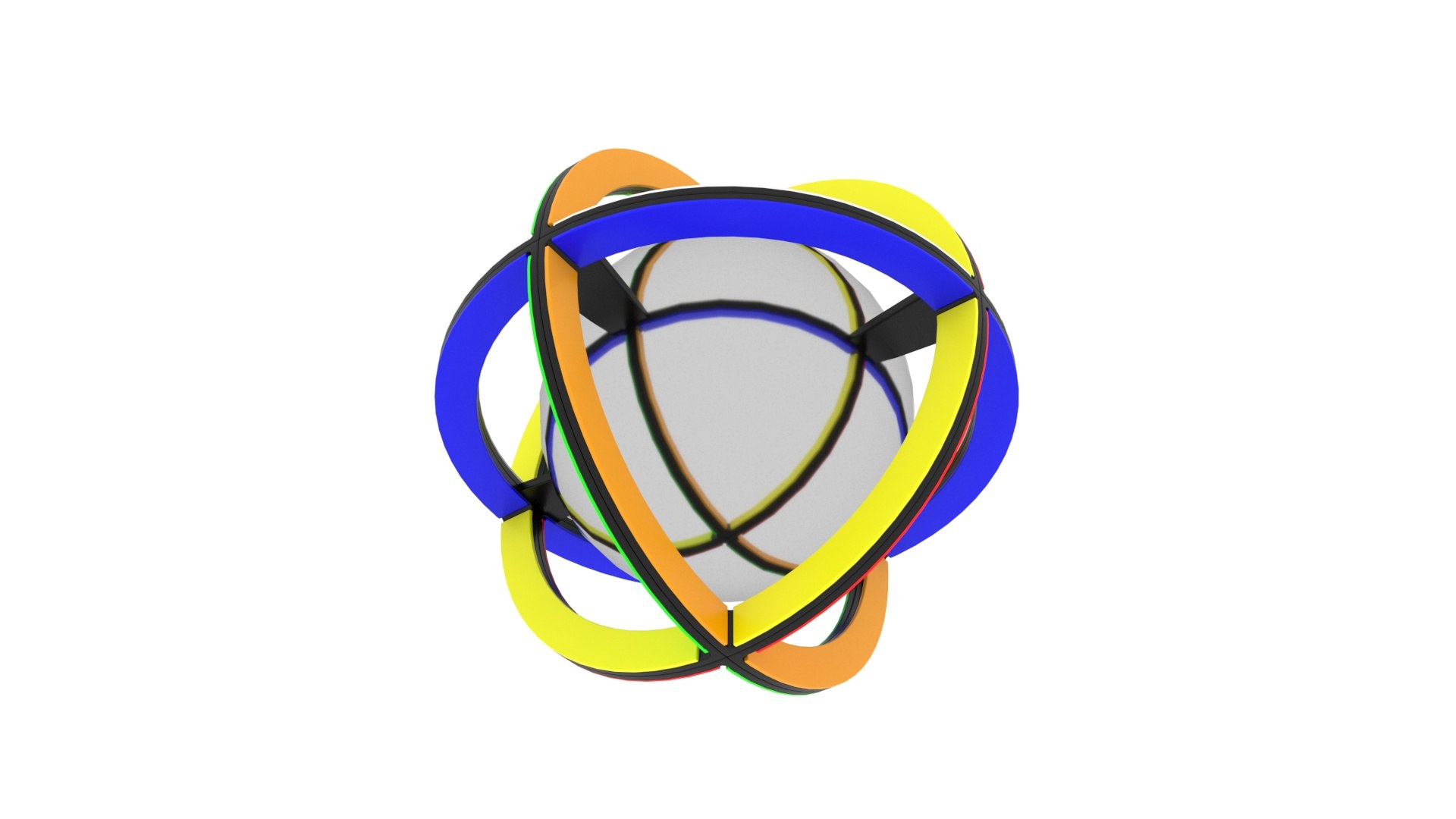 3D Orbit Cube Model - TurboSquid 1805427