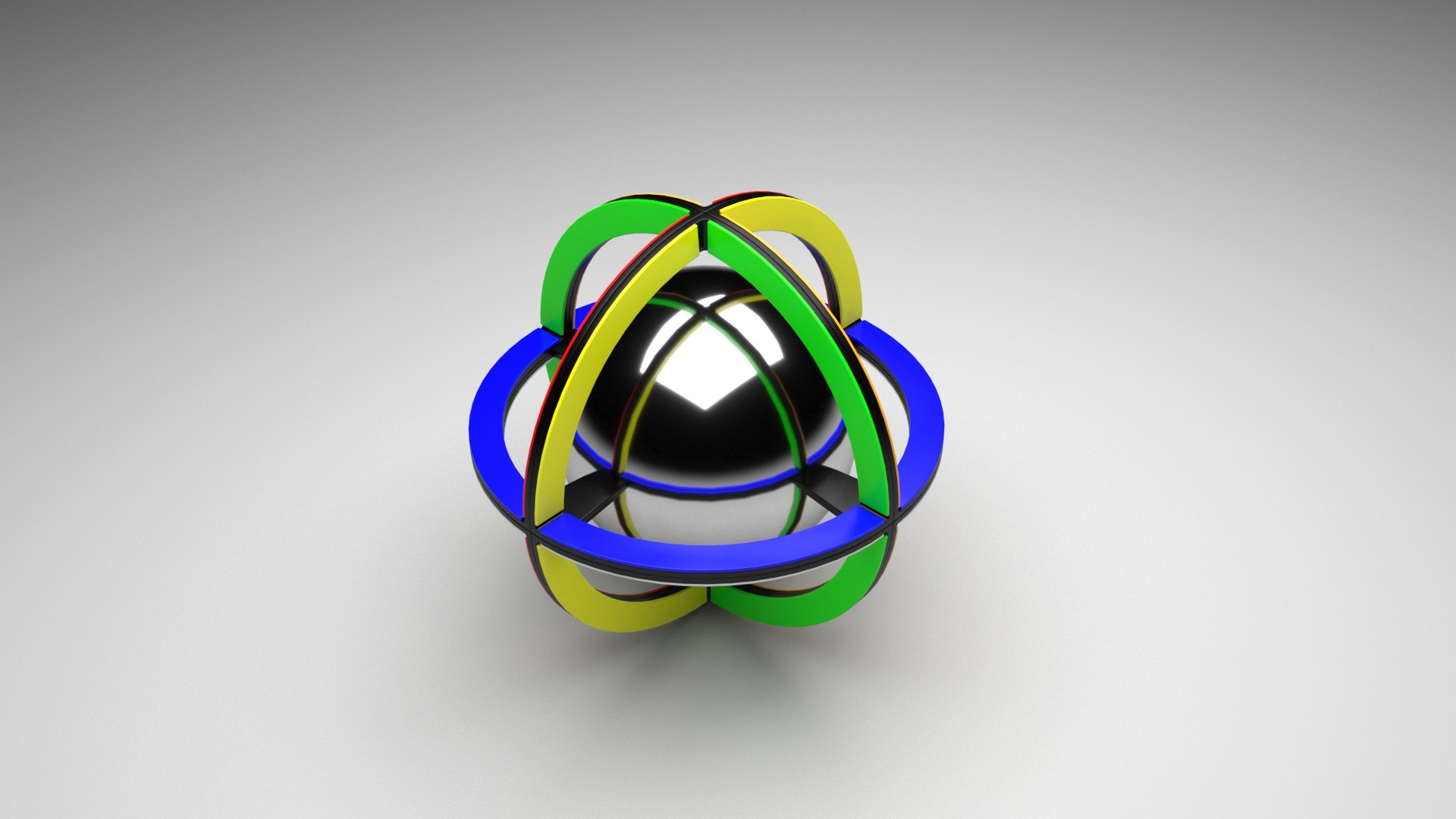 3D Orbit Cube Model - TurboSquid 1805427