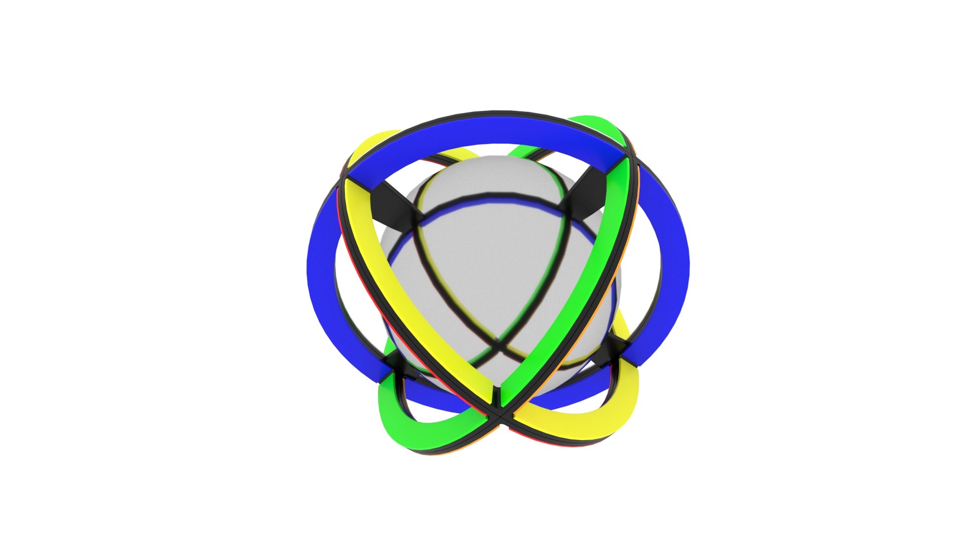 3D Orbit Cube Model - TurboSquid 1805427