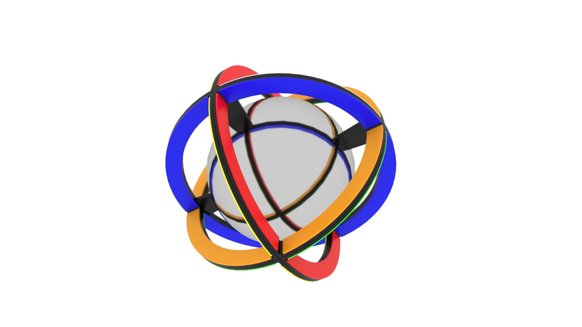 3D Orbit Cube Model - TurboSquid 1805427