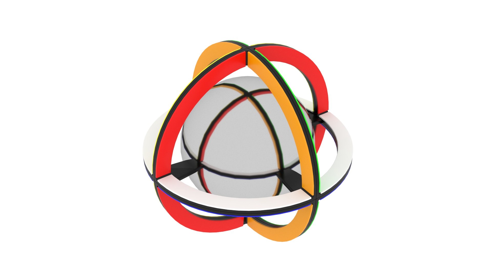 3D Orbit Cube Model - TurboSquid 1805427