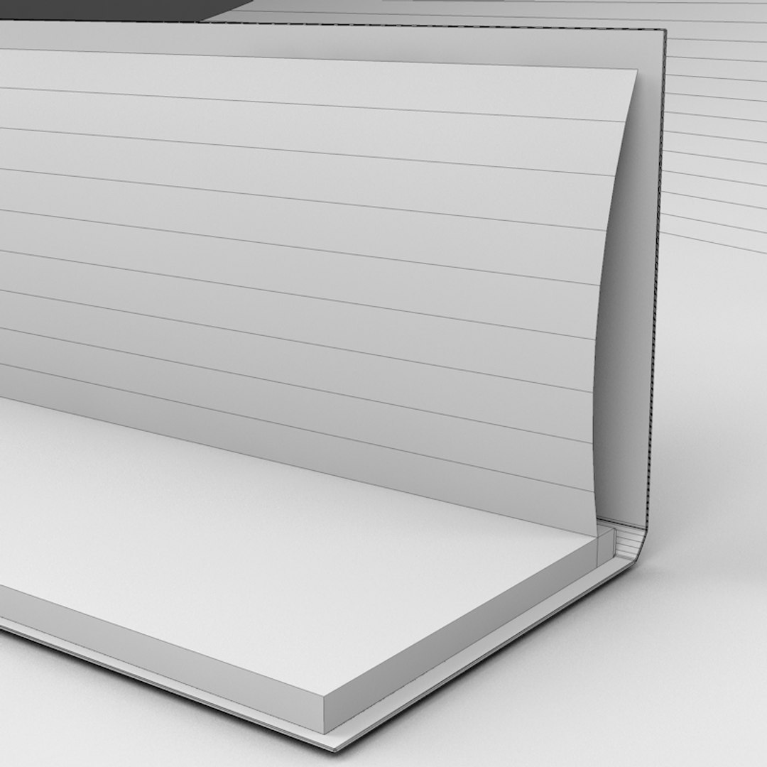 Check Book 3d Model