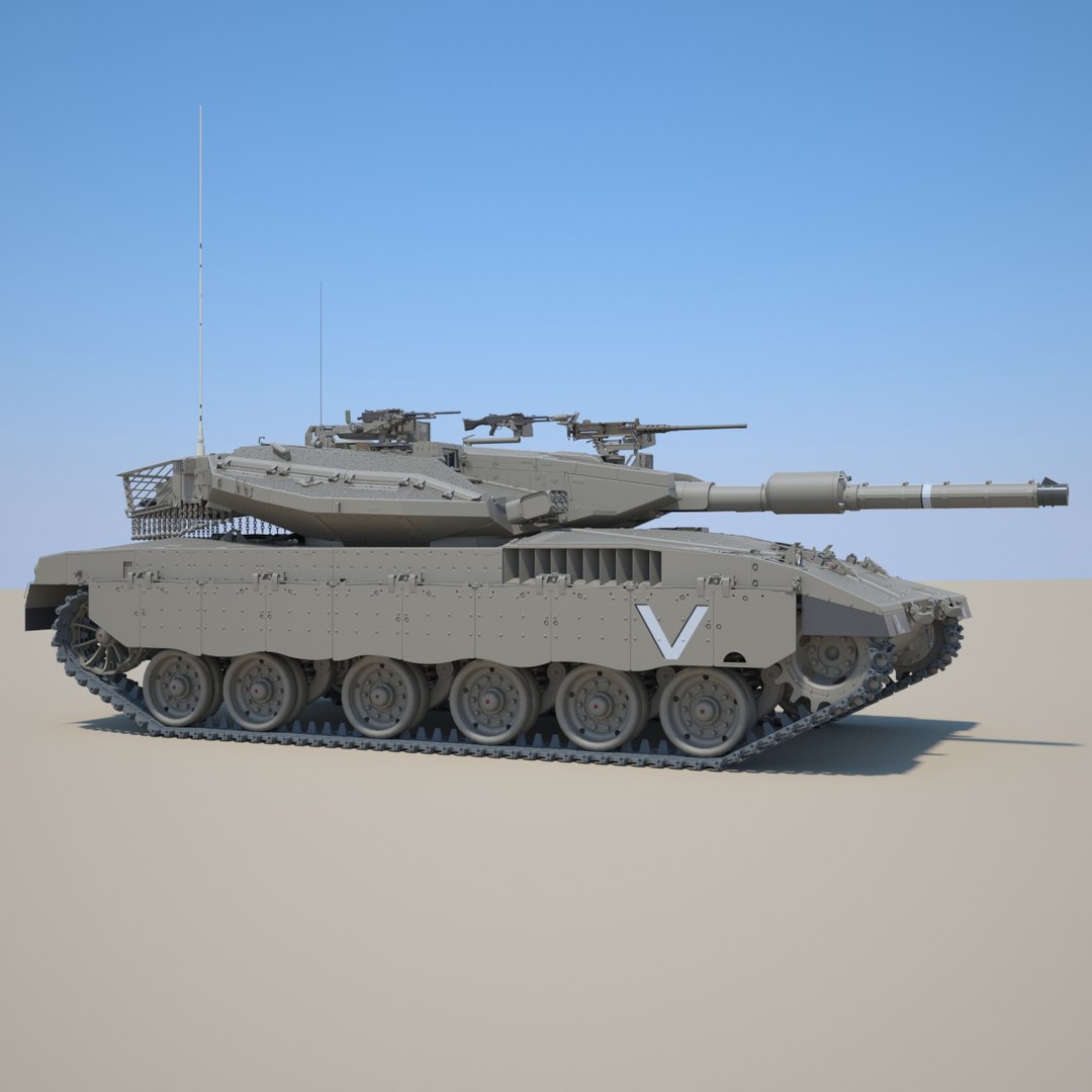 3d Idf Battle Tank Merkava