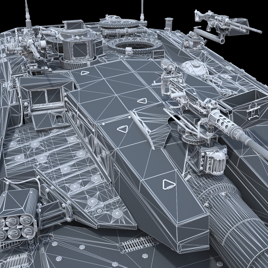 3d idf battle tank merkava