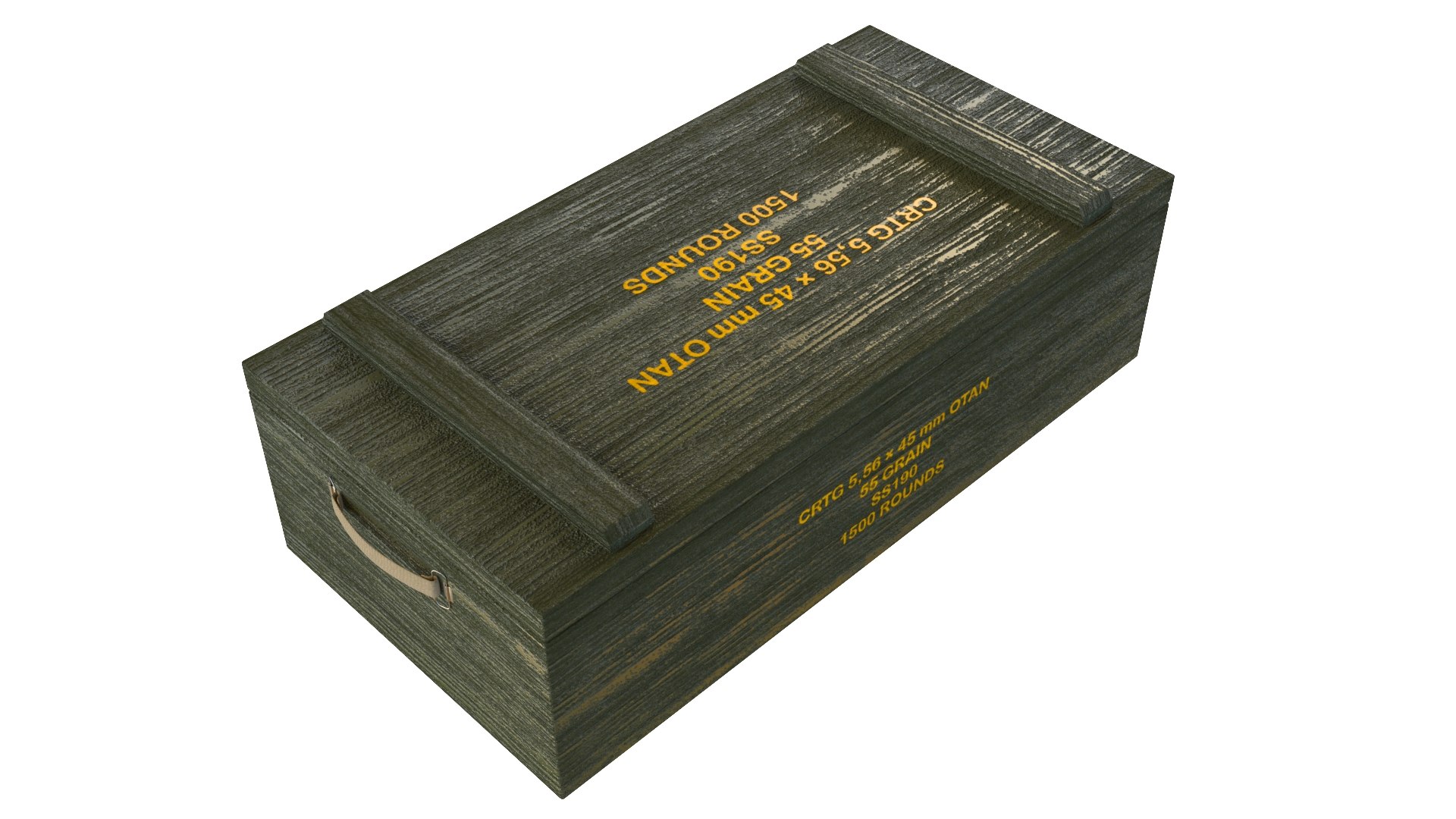 Ammo Wood Box With Bullets 3D Model - TurboSquid 2000522