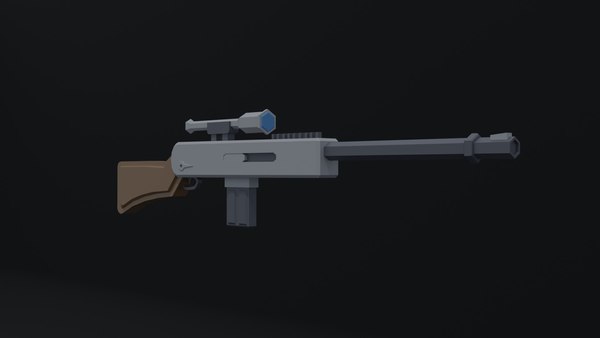 Low-poly cartoon militray weapon asset 3D model - TurboSquid 1751026