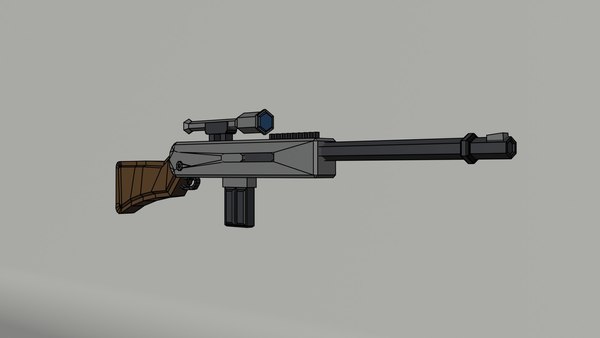 Low-poly cartoon militray weapon asset 3D model - TurboSquid 1751026