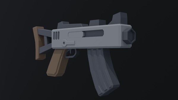 Low-poly cartoon militray weapon asset 3D model - TurboSquid 1751026