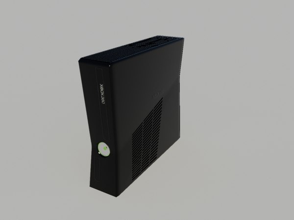 3d model xbox 360 slim
