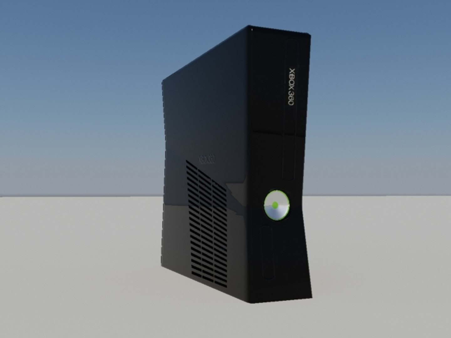 3d Model Xbox 360 Slim