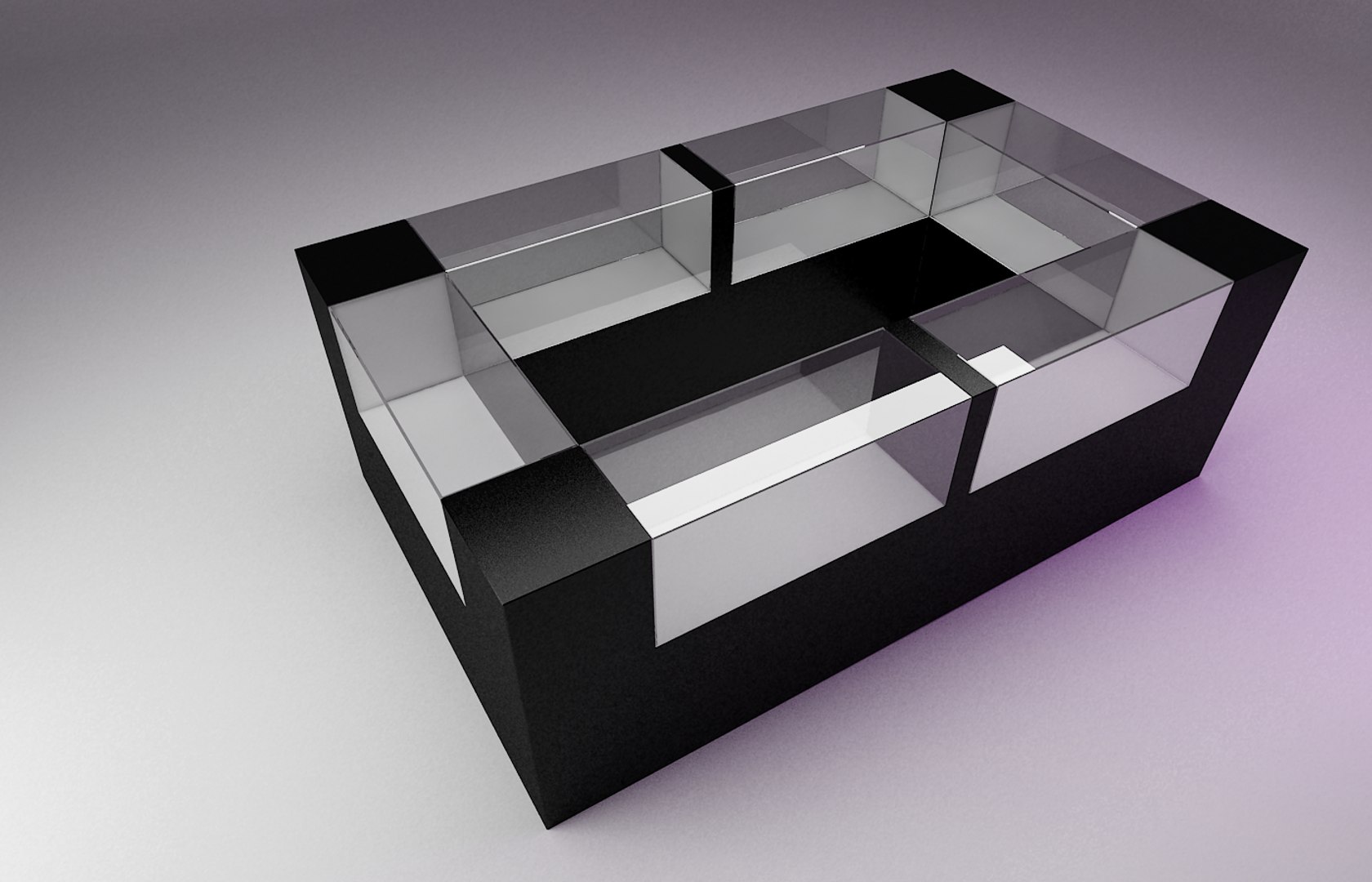 Simple Display Cabinet 3ds Free