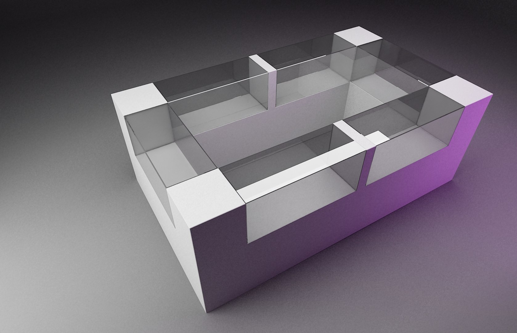 Simple Display Cabinet 3ds Free