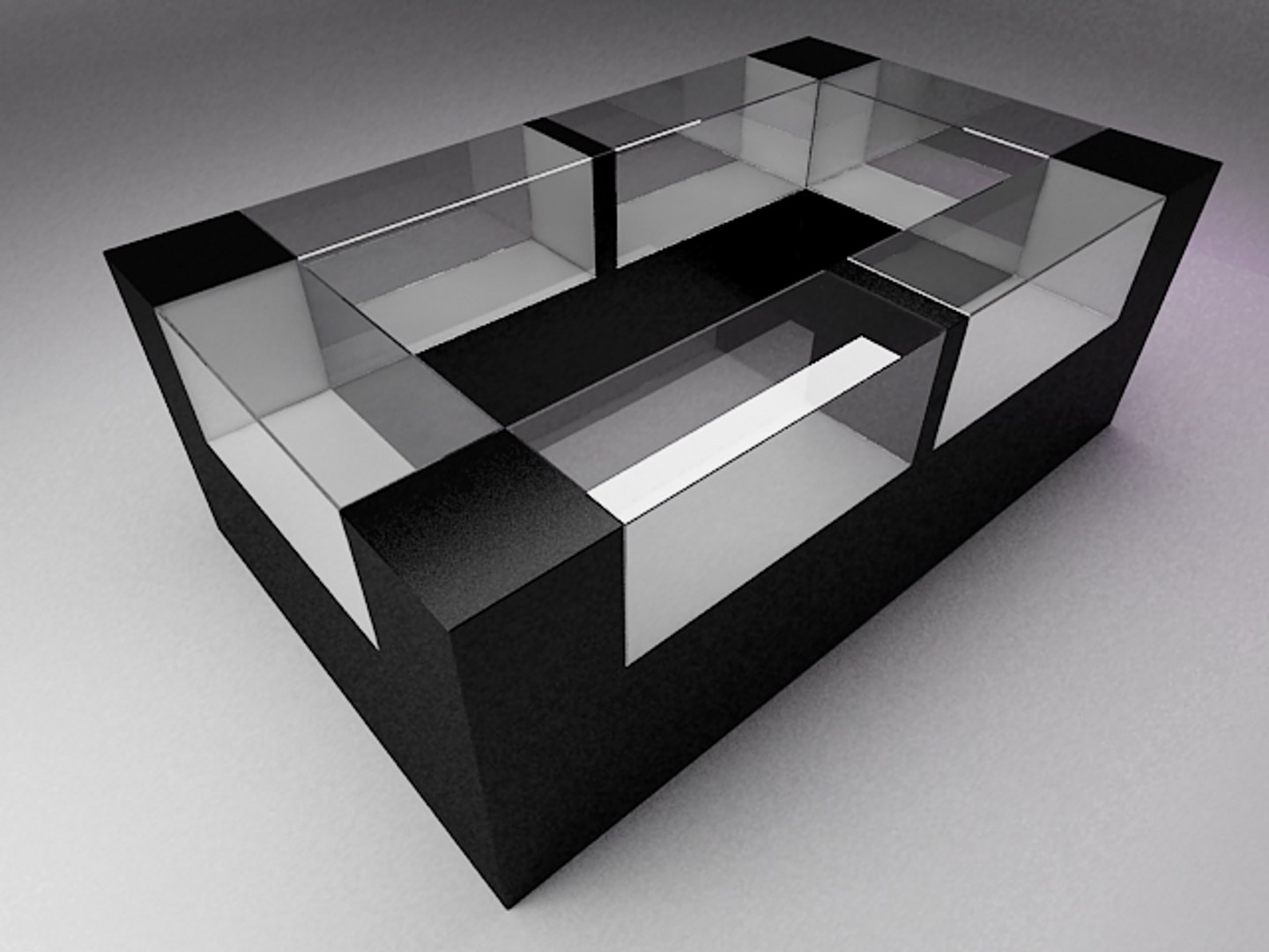 Simple Display Cabinet 3ds Free